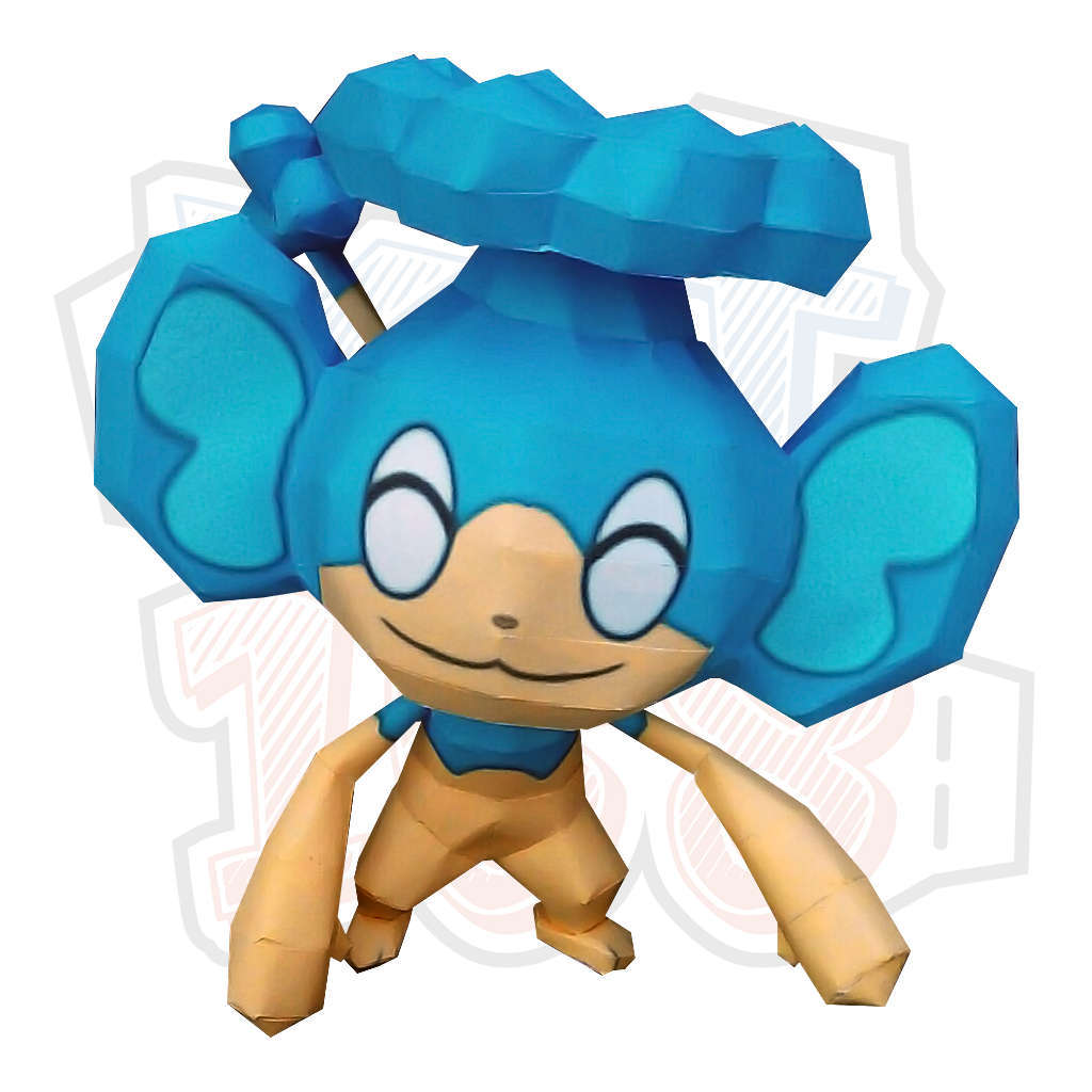 Mô hình giấy Pokémon Panpour - Kit168.vn Shop Online mô hình giấy