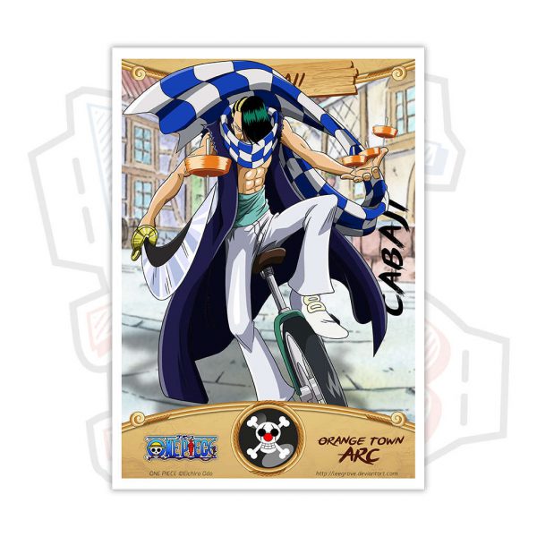 Mô hình giấy Poster Hình Cabaji - One Piece - Kit168 Shop mô hình giấy