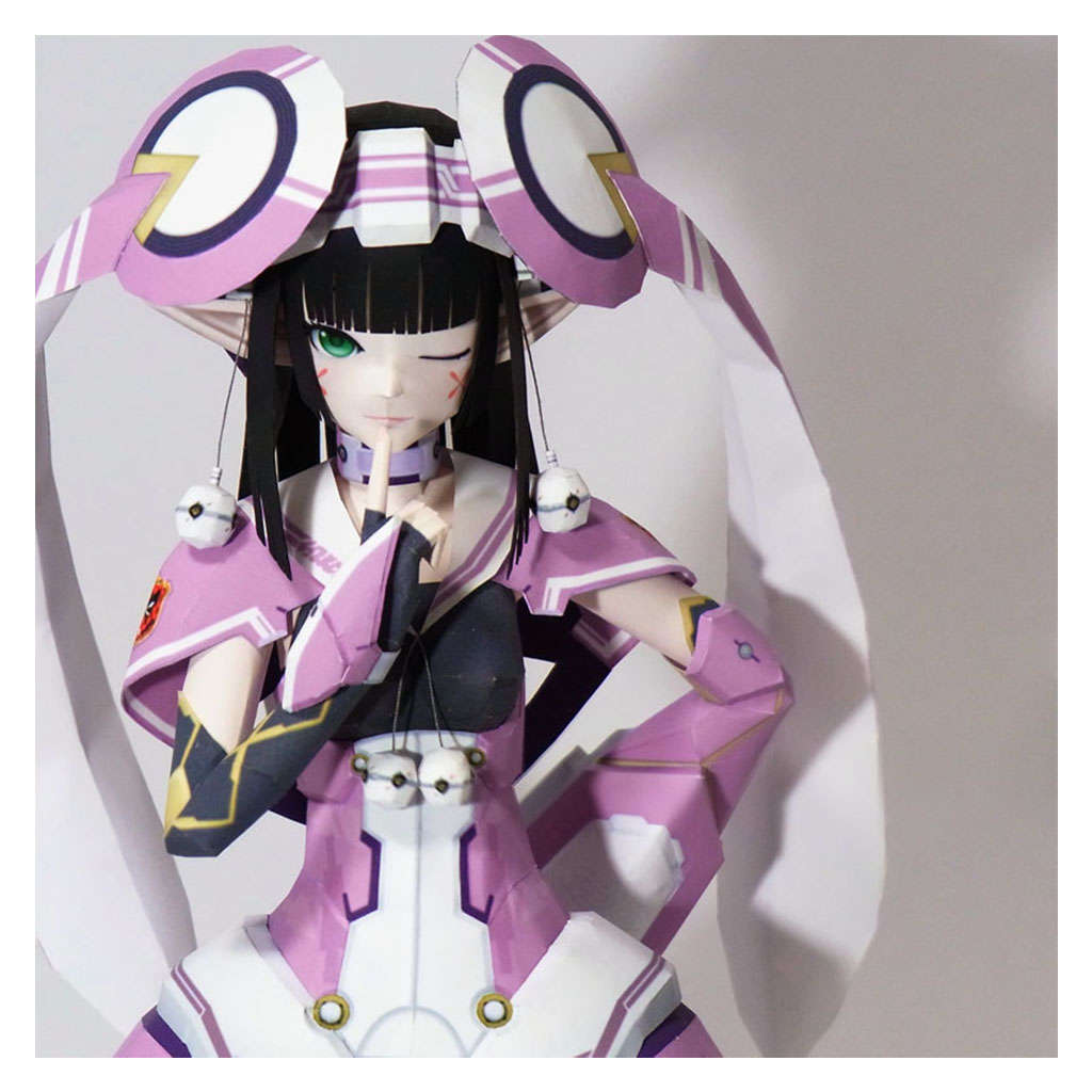 Mô hình giấy FOnewearl - Phantasy Star - Kit168.vn Shop Online mô hình giấy