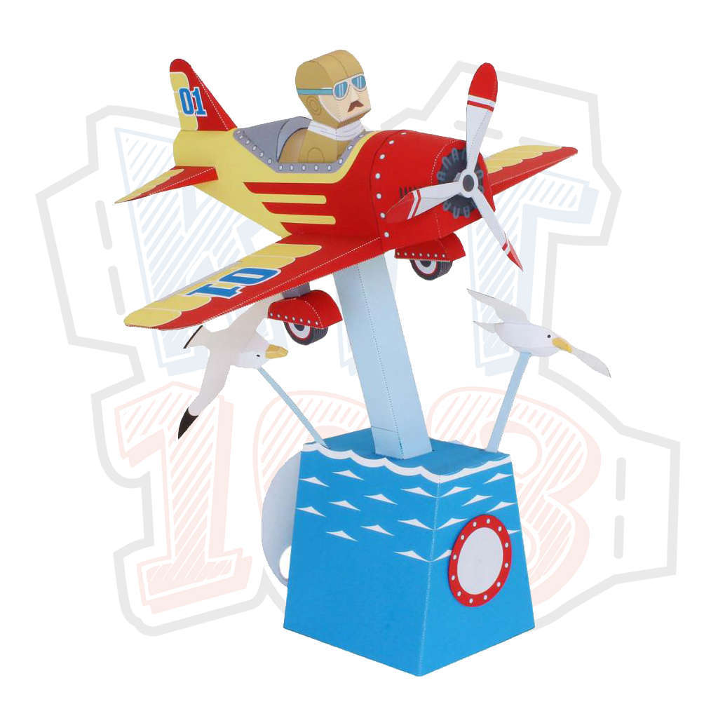 Mô hình giấy Traveling Pilot - Kit168.vn Shop Online mô hình giấy