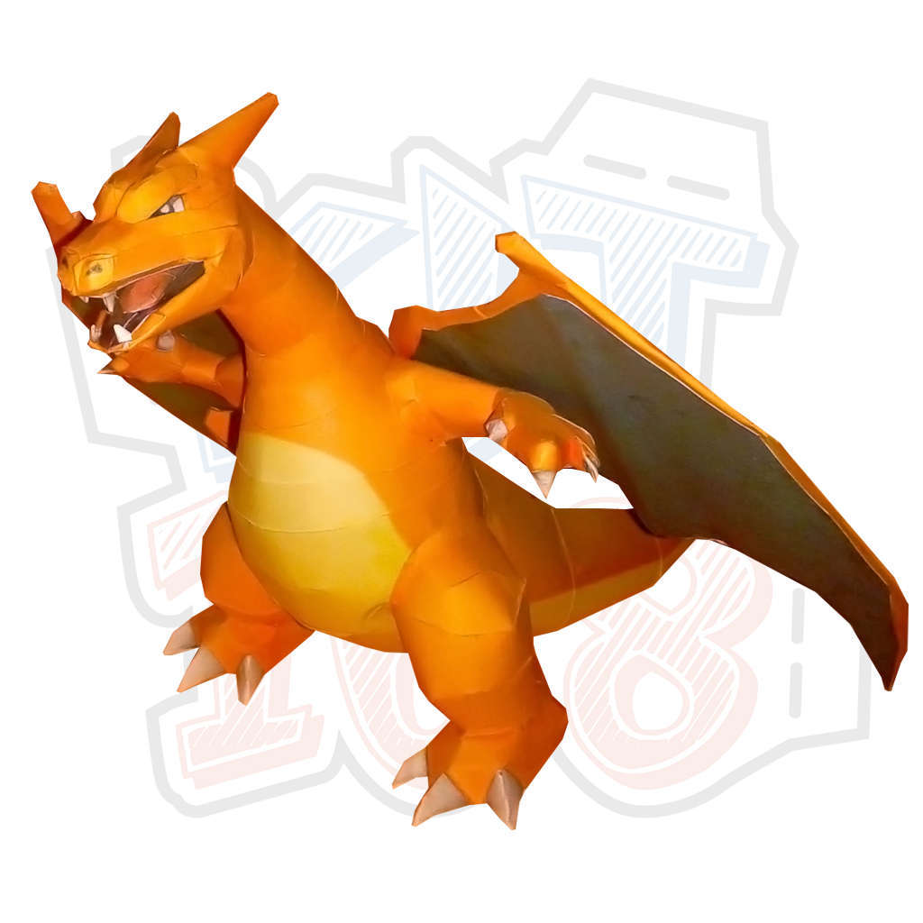 Mô hình giấy Pokémon Charizard - Kit168.vn Shop Online mô hình giấy