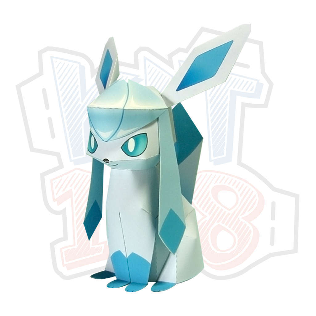 Mô hình giấy Pokémon Glaceon - Kit168.vn Shop Online mô hình giấy