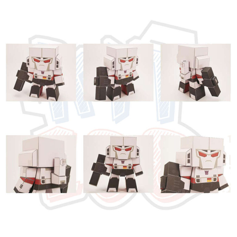 Mô hình giấy Chibi Optimus Prime va Megatron - Kit168 Shop mô hình giấy