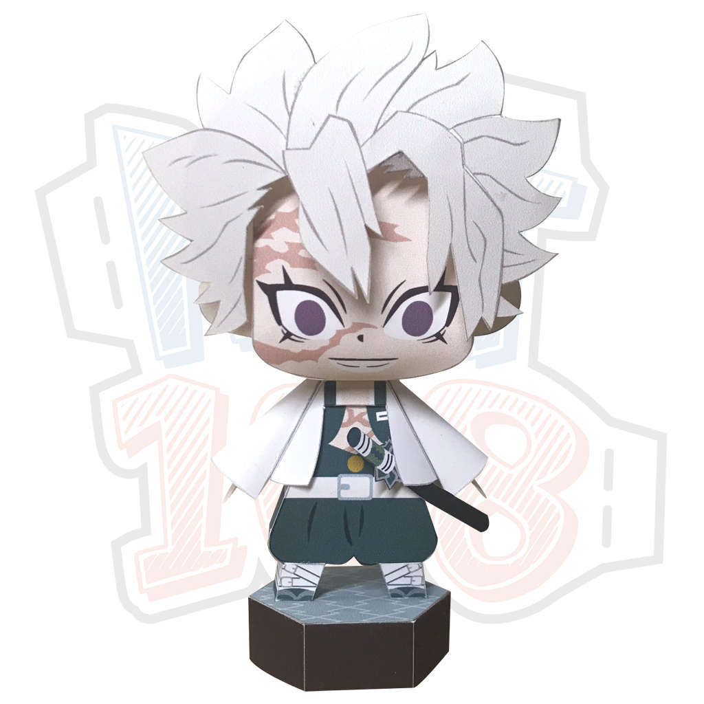 Mô hình giấy Chibi Shinazugawa Sanemi - Demon Slayer (Kimetsu no Yaiba ...