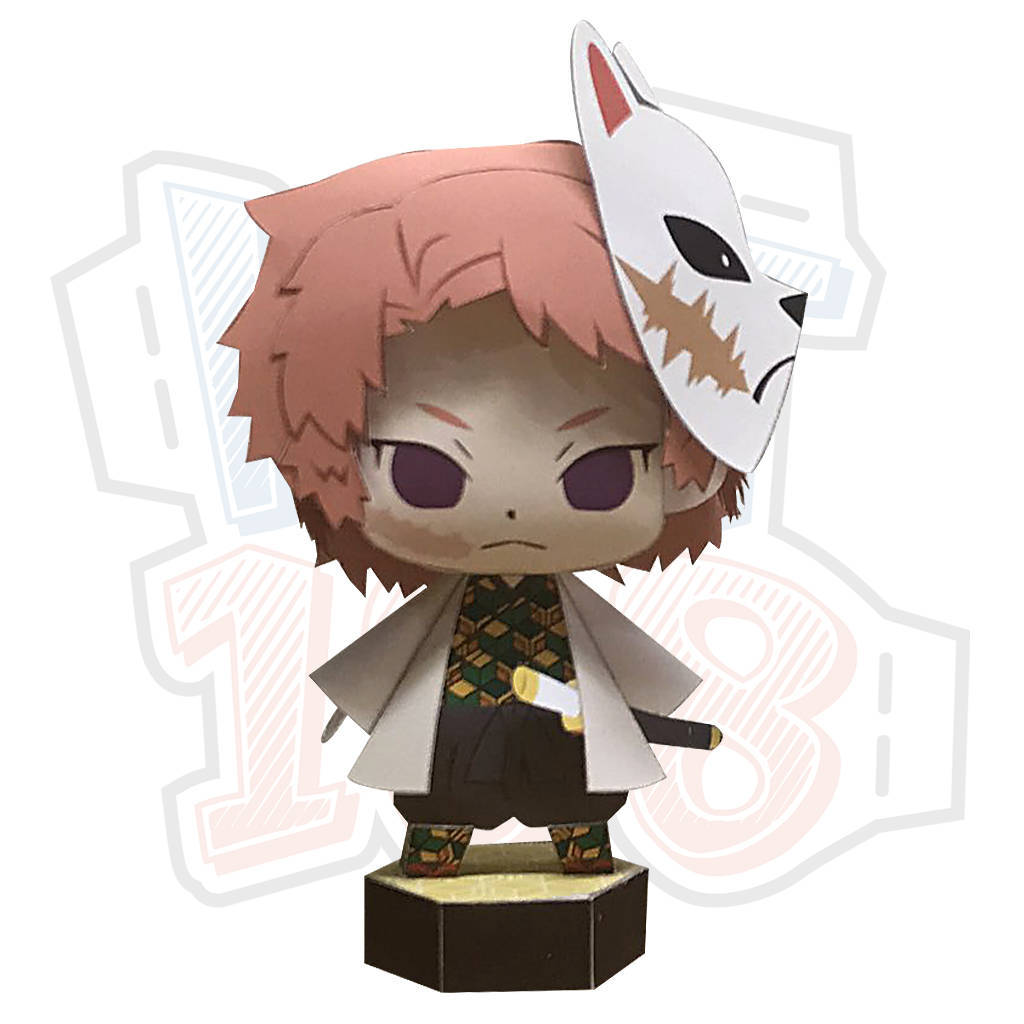 Mô hình giấy Chibi Sabito - Demon Slayer (Kimetsu No Yaiba) - Kit168.vn ...