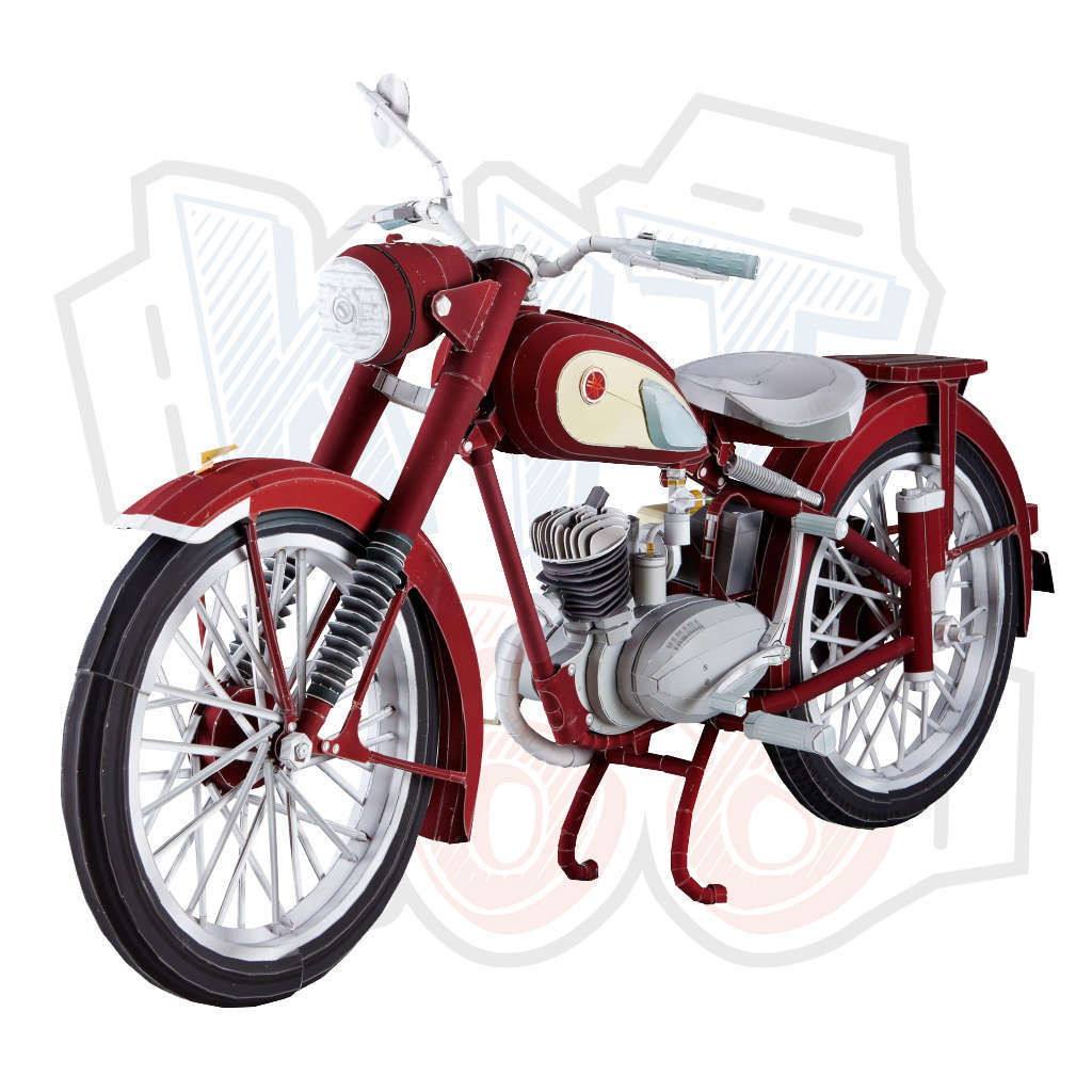 Mô hình giấy Yamaha YA-1 - Tiêu chuẩn - Kit168.vn Shop Online mô hình giấy