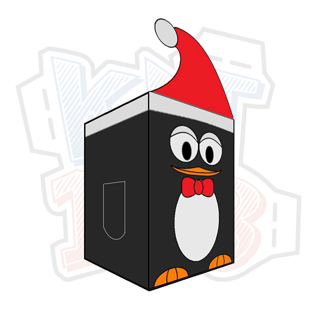 Mô hình giấy Christmas Penguin Cubee - Kit168 Shop mô hình giấy