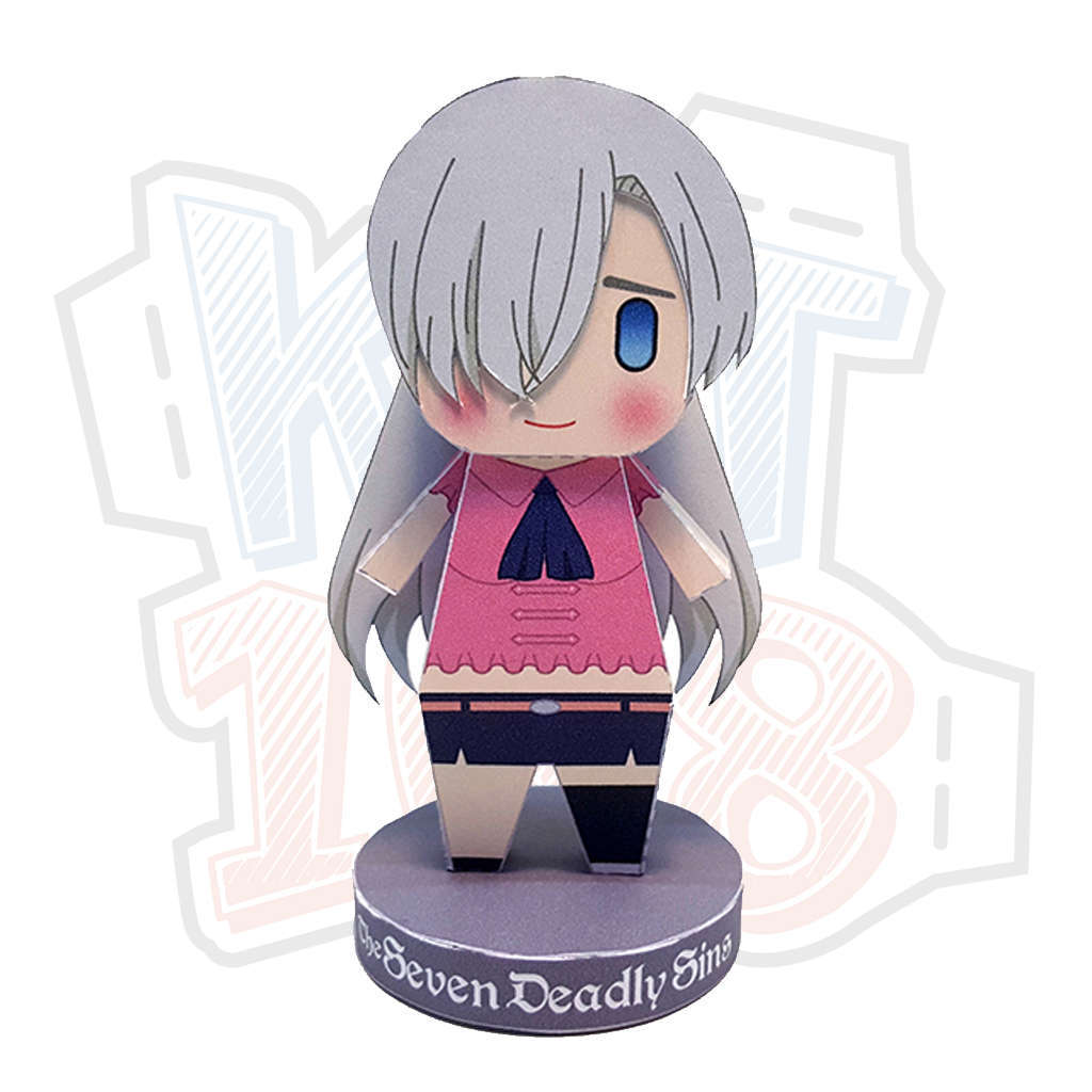 Mô Hình Giấy Chibi Elizabeth Liones The Seven Deadly Sins Kit168vn Shop Online Mô Hình Giấy