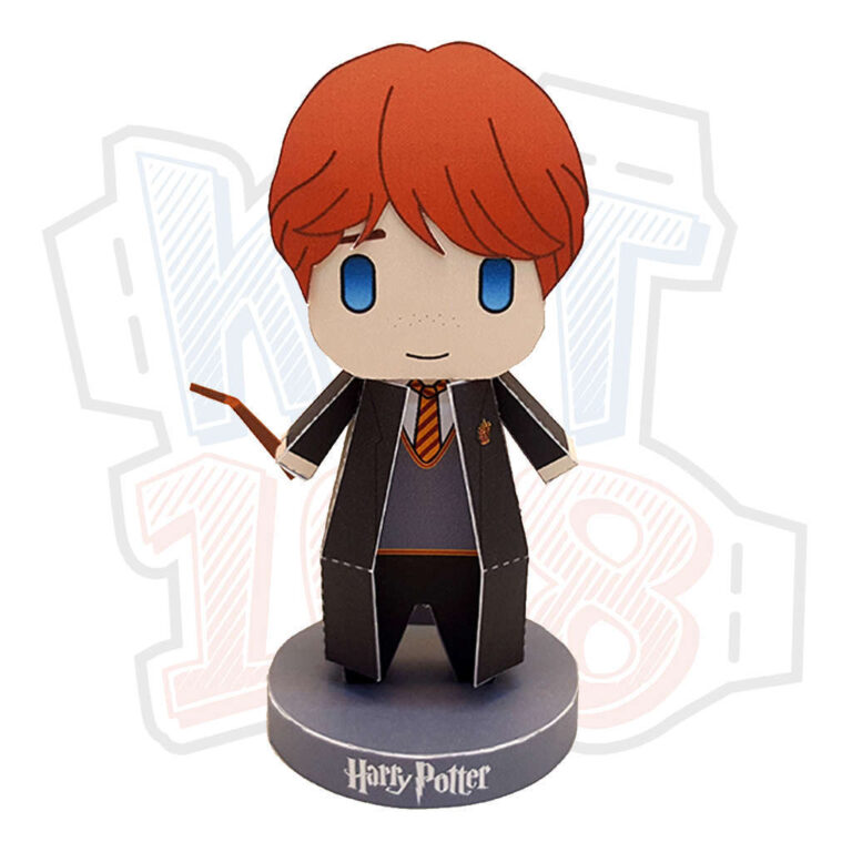 Mô hình giấy Chibi Ron Weasley - Harry Potter - Kit168 Shop mô hình giấy