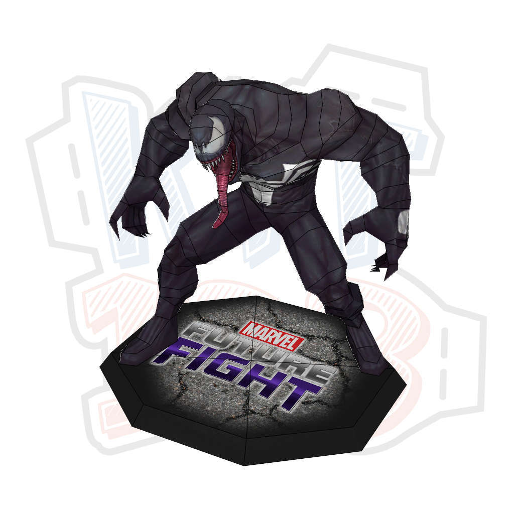 Mô hình giấy Venom - Marvel - Kit168 Shop mô hình giấy