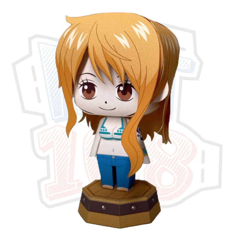 Mô hình giấy Chibi Nami - One Piece - Kit168 Shop mô hình giấy
