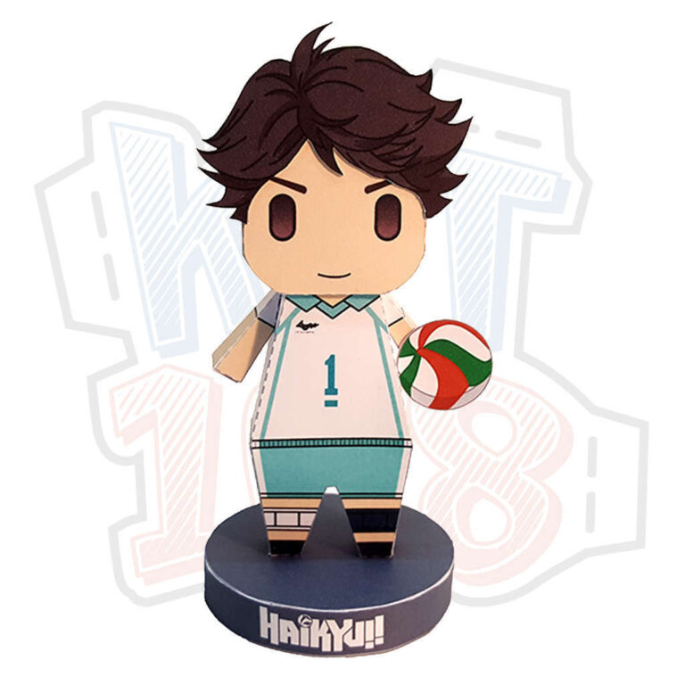 Mô hình giấy Chibi Tooru Oikawa - Haikyuu!! - Kit168 Shop mô hình giấy