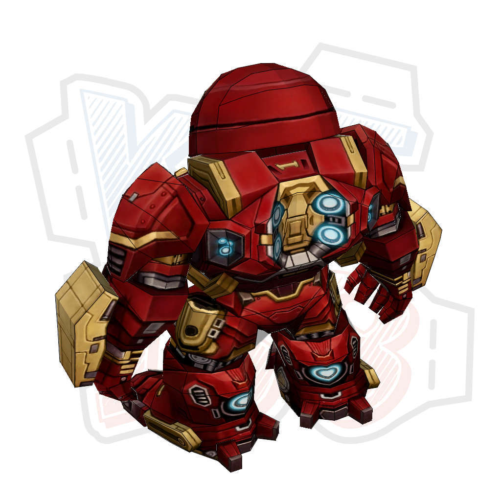 Mô hình giấy Chibi Hulkbuster - Avengers - Kit168.vn Shop Online mô ...