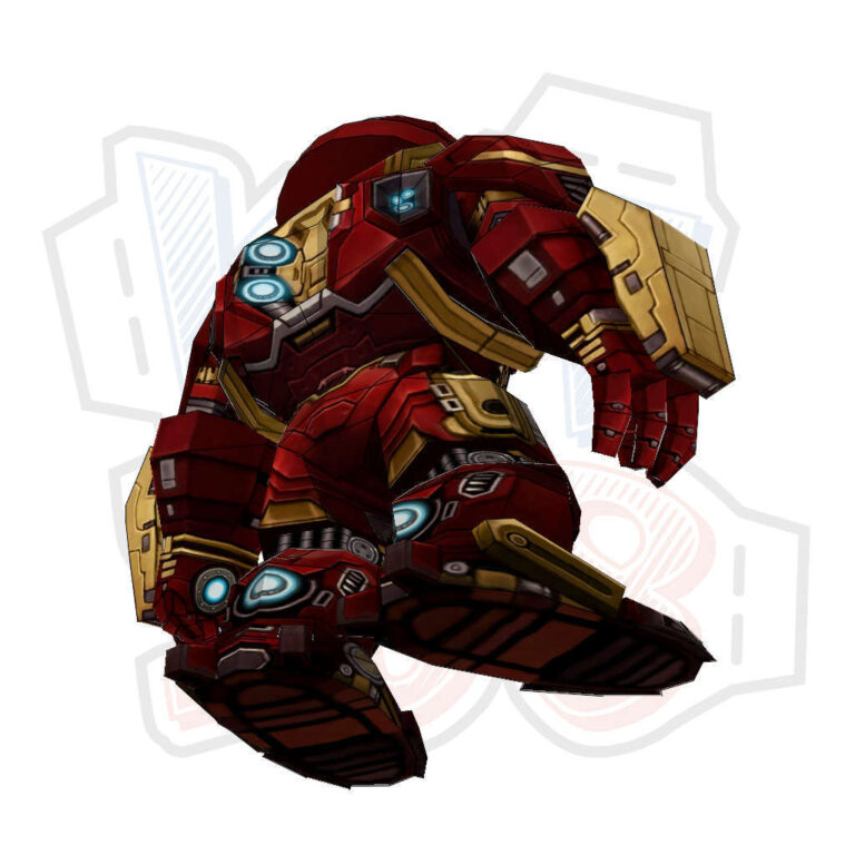Mô hình giấy Chibi Hulkbuster - Avengers - Kit168 Shop mô hình giấy