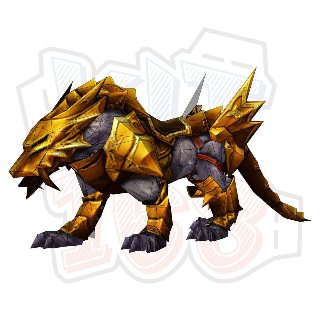 Mô hình giấy Golden Fenrir - MU Online - Kit168.vn Shop Online mô hình giấy