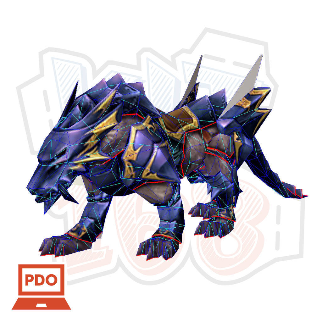 Mô hình giấy Blue Fenrir - MU Online - Kit168.vn Shop Online mô hình giấy