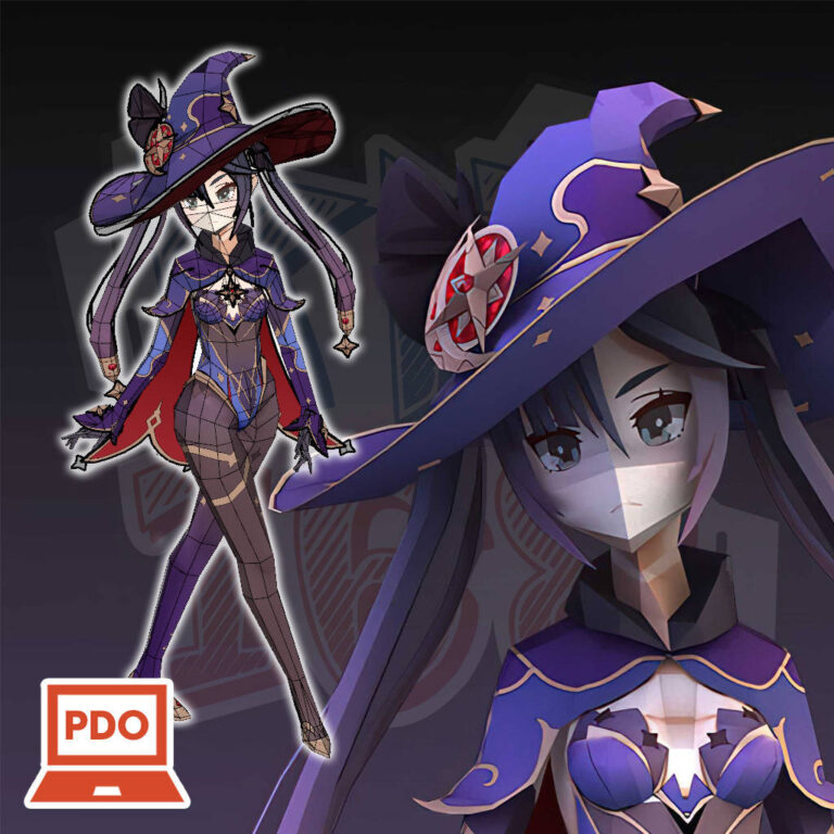 Mô hình giấy Mona - Genshin Impact - Kit168 Shop mô hình giấy