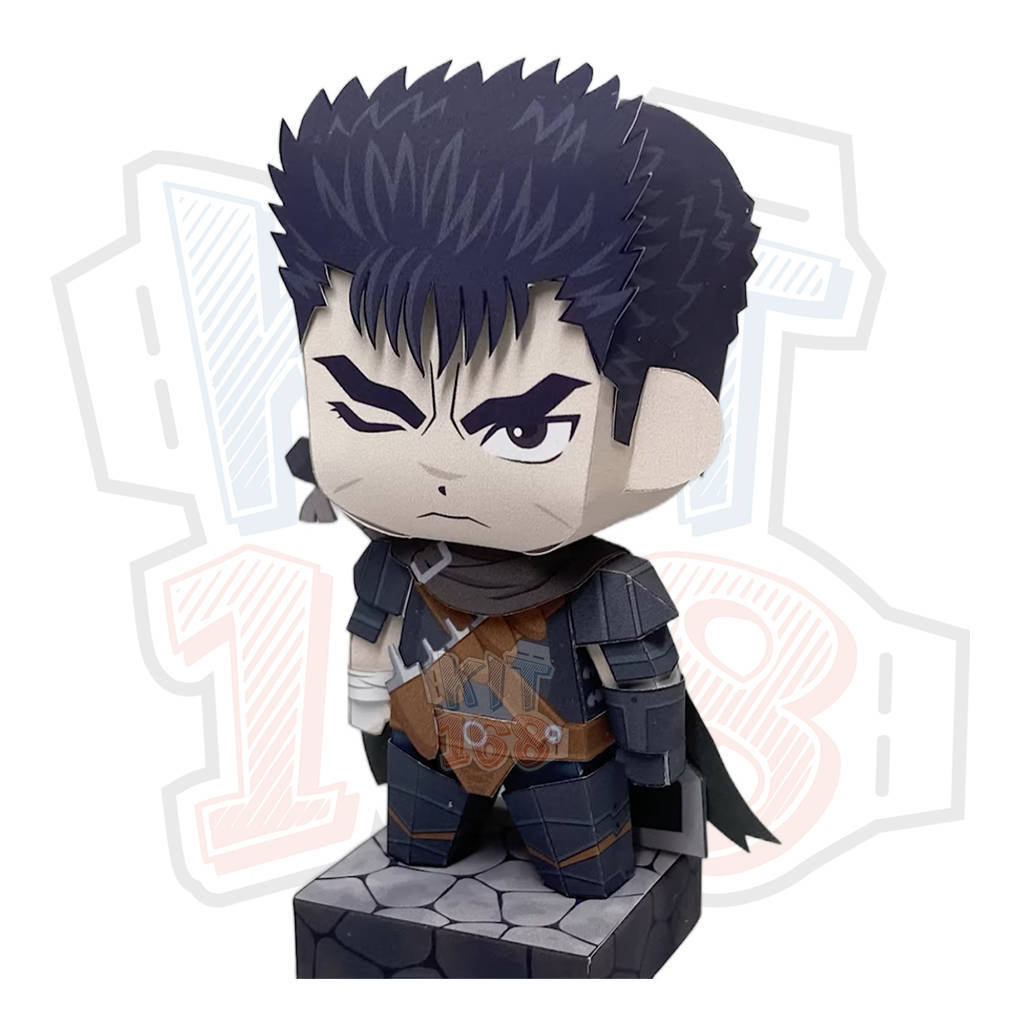 Mô hình giấy Chibi Guts - BERSERK - Kit168 Shop mô hình giấy