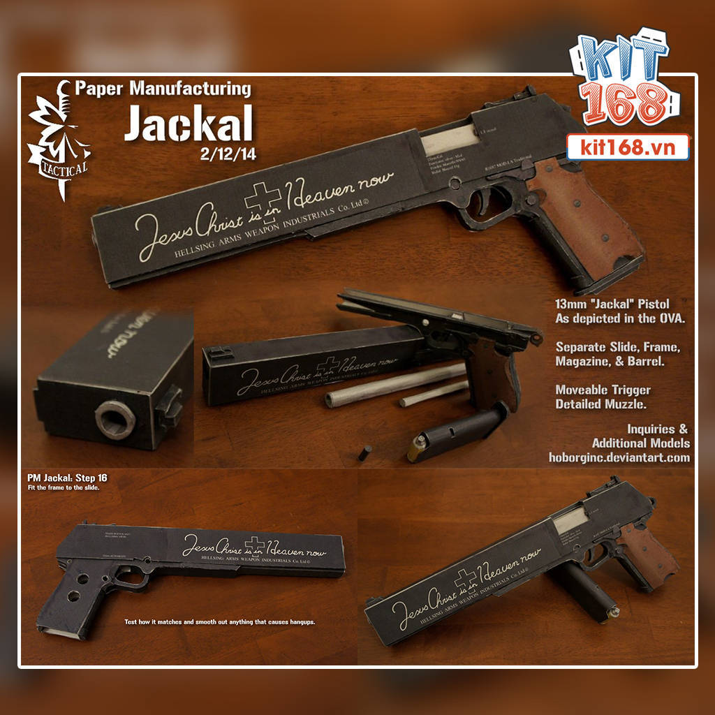 Mô hình giấy PM Jackal - Kit168 Shop mô hình giấy