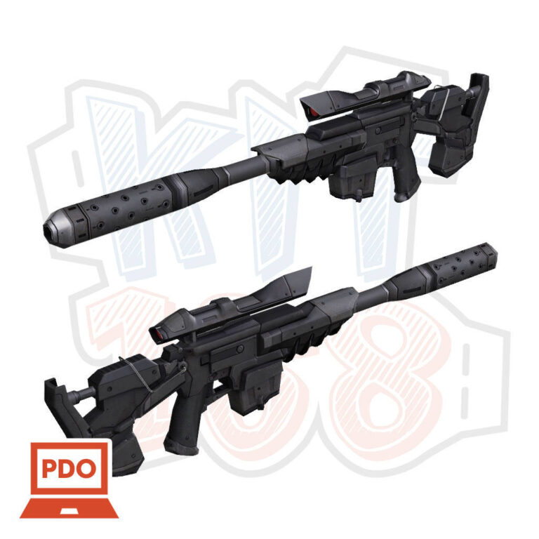 Mô hình giấy C-10 Rifle Mk VI - StarCraft II - Kit168 Shop mô hình giấy