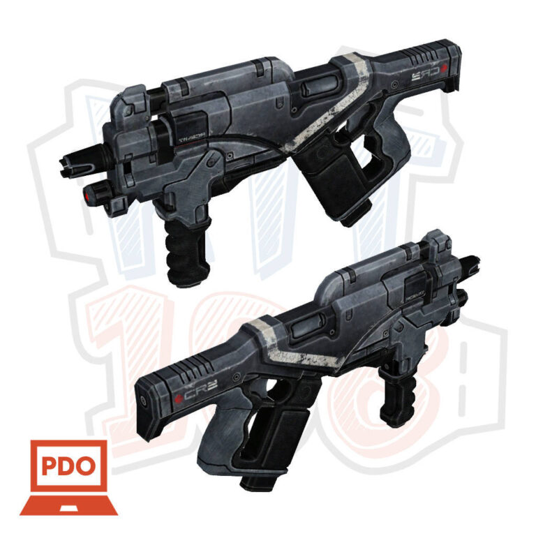 Mô hình giấy Locust Rifle - Mass Effect - Kit168 Shop mô hình giấy