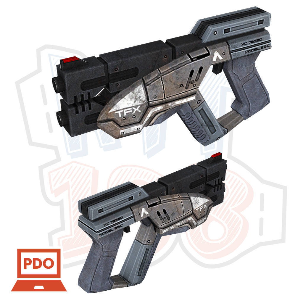 Mô hình giấy M-3 Predator Heavy Pistol - Mass Effect - Kit168 Shop mô ...