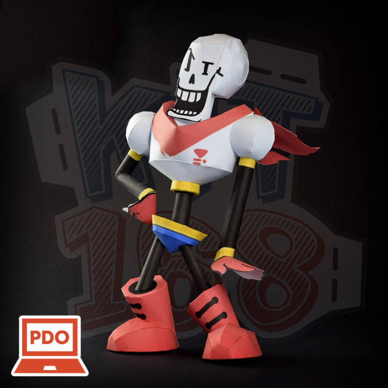 Mô hình giấy Papyrus - Undertale - Kit168 Shop mô hình giấy