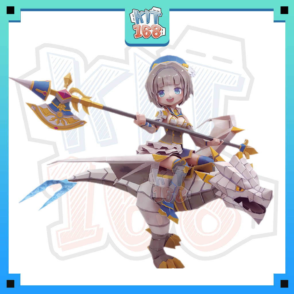 Mô hình giấy Excelia - Shironeko - Kit168 Shop mô hình giấy