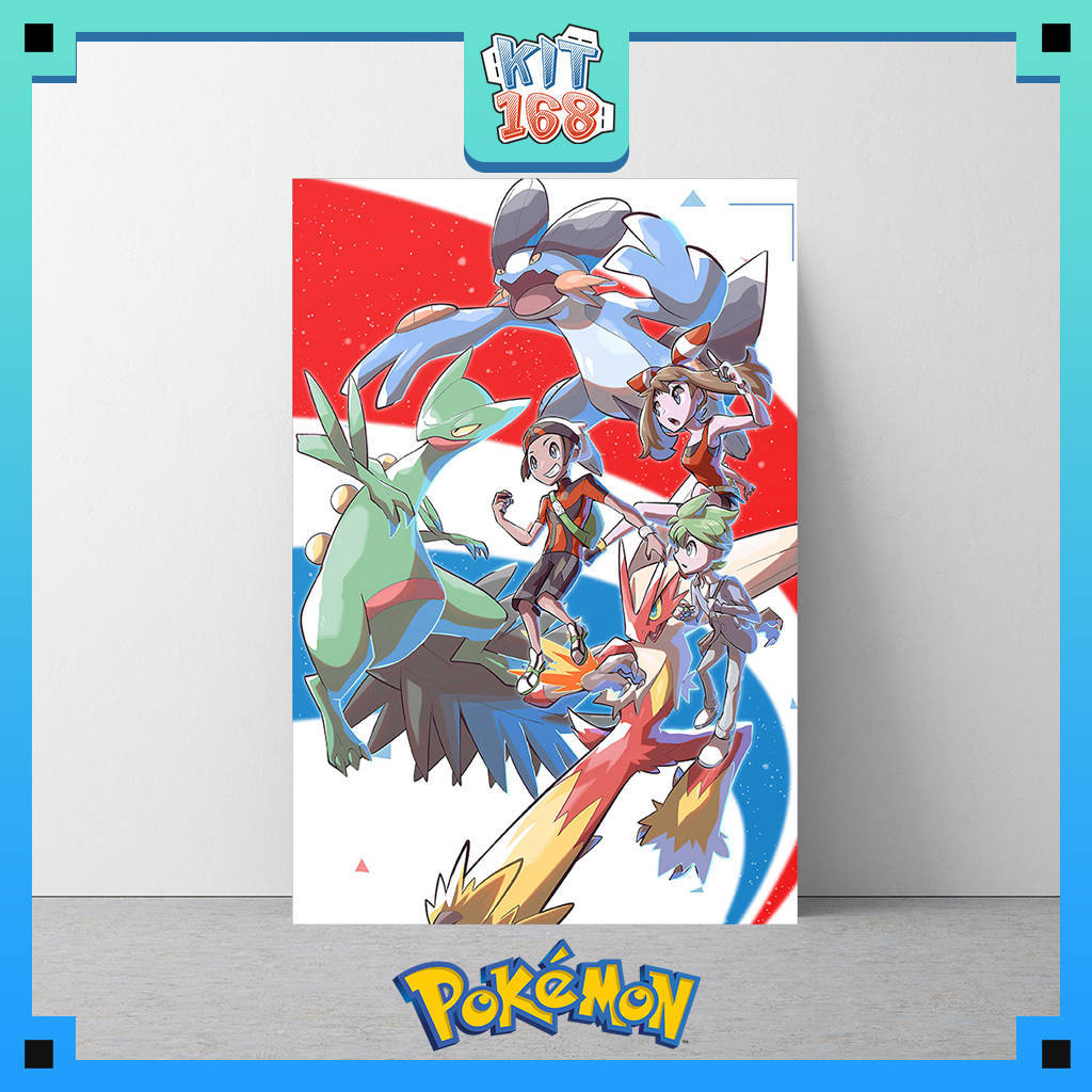 Mô hình giấy Poster Hình Bộ 3 Pokemon ver 1 (POSPIC-0103) - Kit168 Shop ...