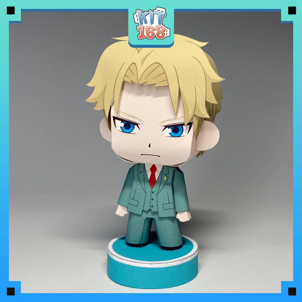 Mô hình giấy Chibi Loid Forger - Spy x Family - Kit168 Shop mô hình giấy