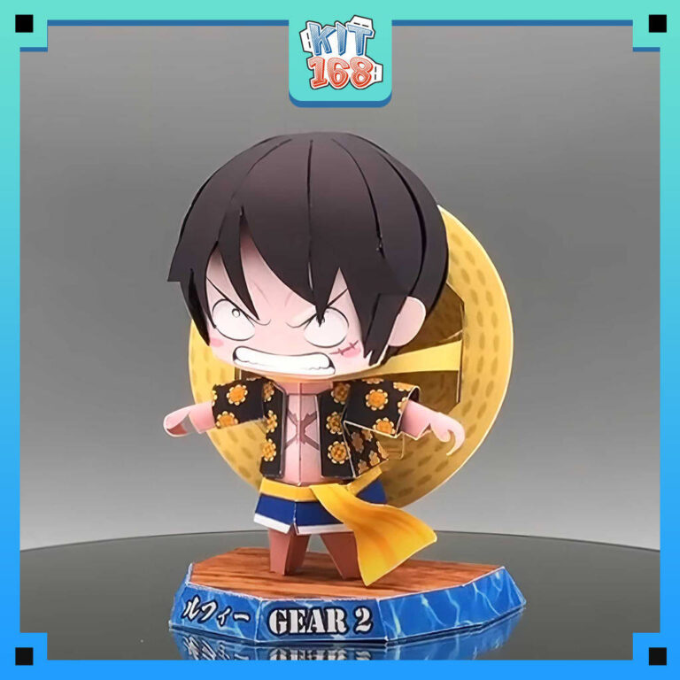 Mô hình giấy Chibi Monkey D. Luffy (Gear 2) ver 6 - One Piece - Kit168 ...