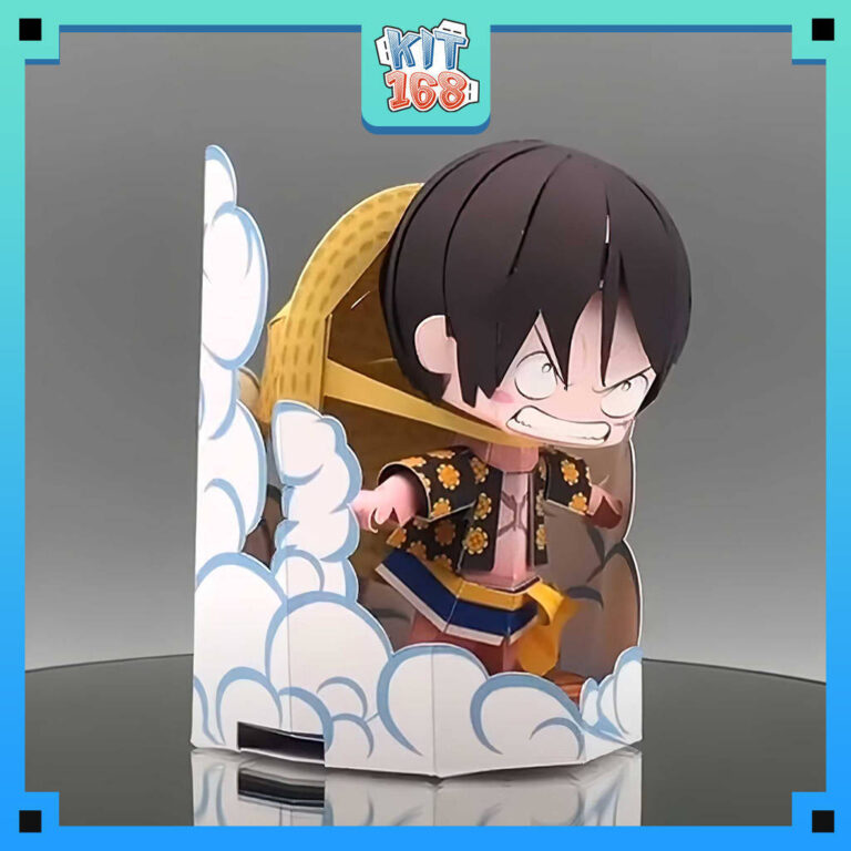 Mô hình giấy Chibi Monkey D. Luffy (Gear 2) ver 6 - One Piece - Kit168 ...