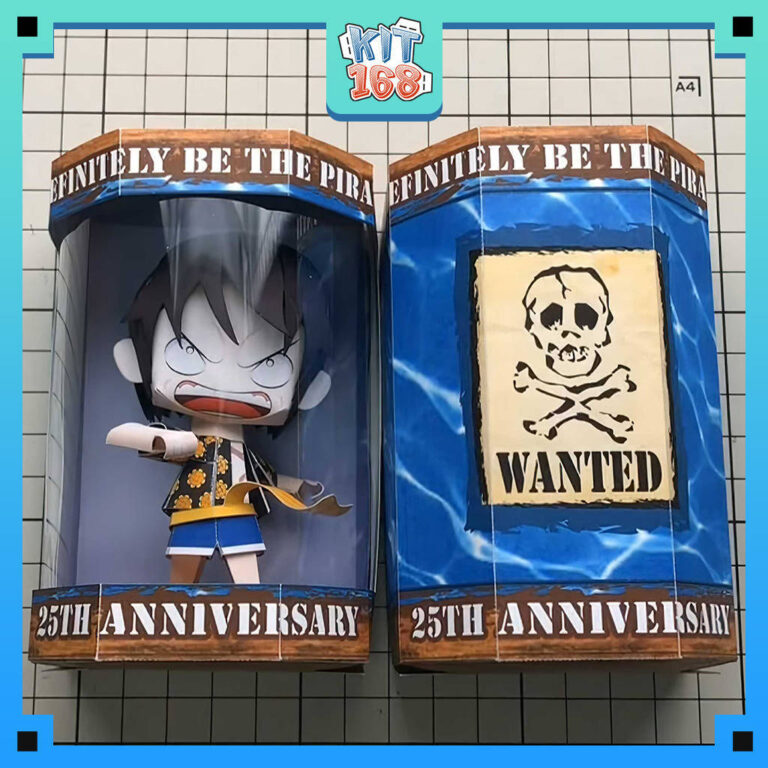 Mô hình giấy Chibi Monkey D. Luffy (Gear 3) ver 7 - One Piece - Kit168 ...
