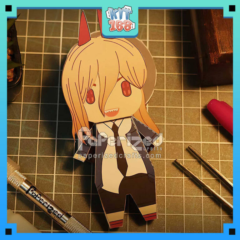 Mô hình giấy Chibi Power - Chainsaw Man - Kit168 Shop mô hình giấy