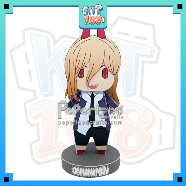 Mô hình giấy Chibi Power - Chainsaw Man - Kit168 Shop mô hình giấy