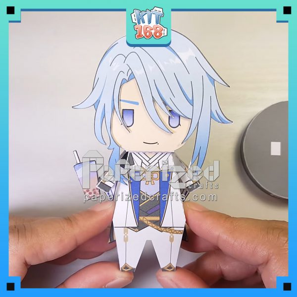 Mô hình giấy Chibi Kamisato Ayato - Genshin Impact - Kit168 Shop mô ...