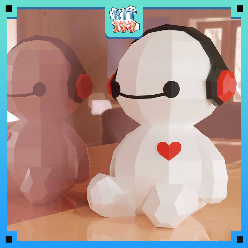 Mô hình giấy Baymax Cute - Kit168 Shop mô hình giấy