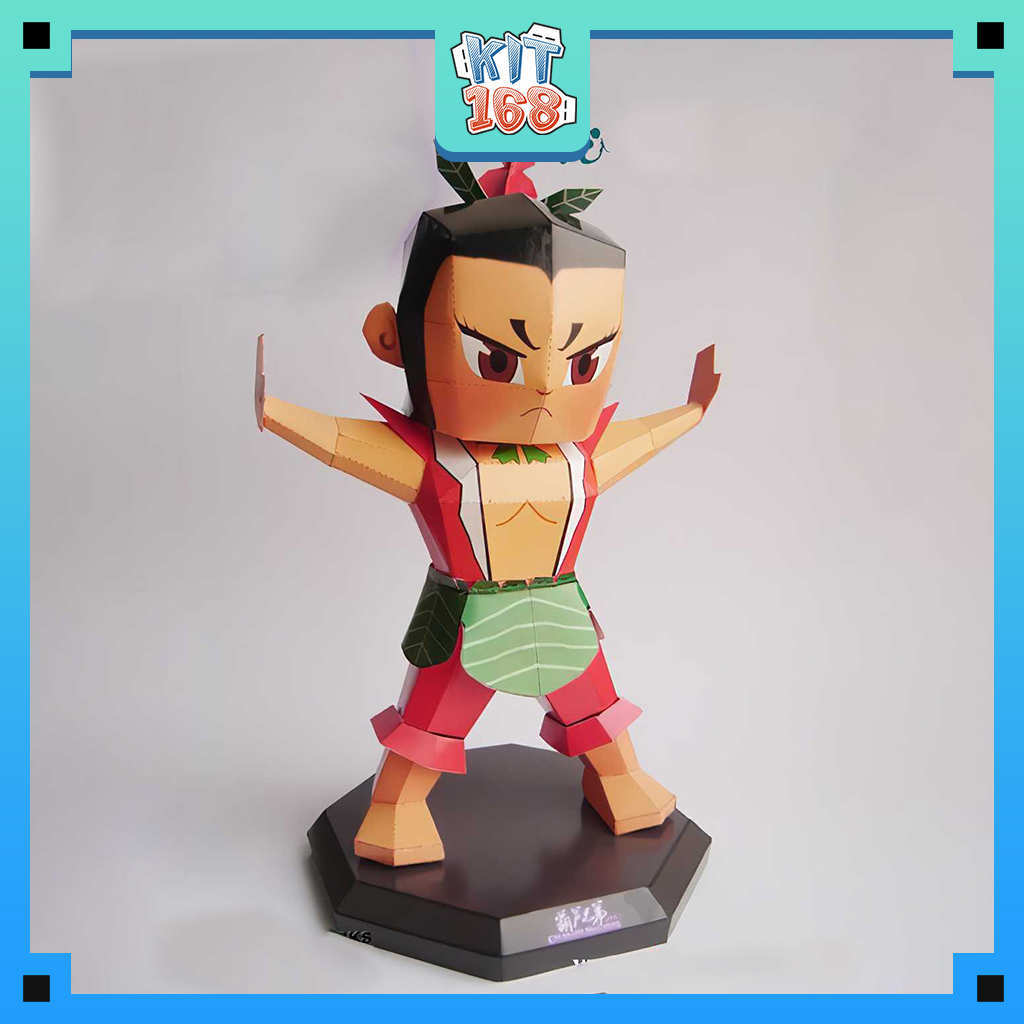 Mô hình giấy Calabash Brothers - Anh em Hồ Lô Biến - Kit168 Shop mô ...