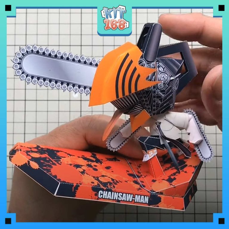Mô hình giấy Chibi Denji - Chainsaw-man ver 3 - Kit168 Shop mô hình giấy