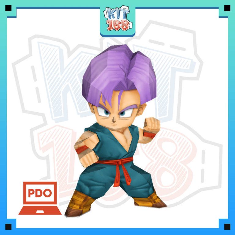 Mô hình giấy Trunks - Dragon Ball - Kit168 Shop mô hình giấy