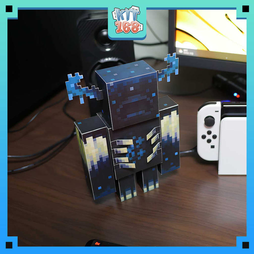 Mô hình giấy Big Warden - Minecraft - Kit168 Shop mô hình giấy