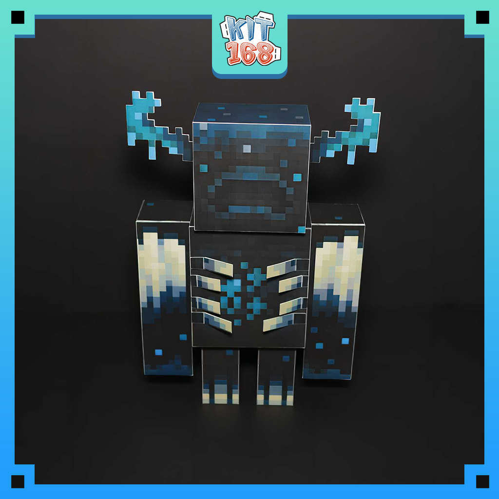 Mô hình giấy Big Warden - Minecraft - Kit168 Shop mô hình giấy
