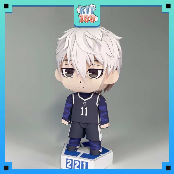 Mô hình giấy Chibi Seishiro Nagi - Blue Lock - Kit168 Shop mô hình giấy
