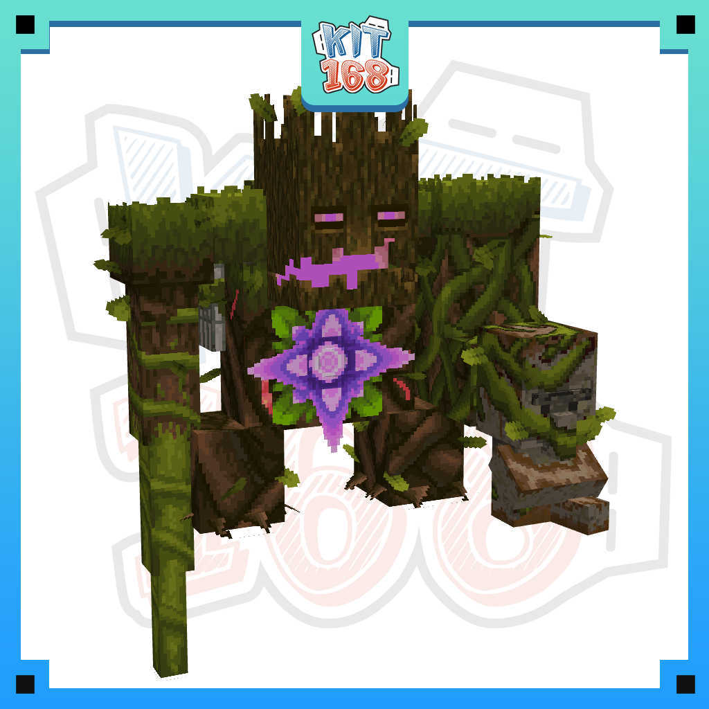 Mô hình giấy Jungle Abomination - Minecraft Dungeons - Kit168 Shop mô ...