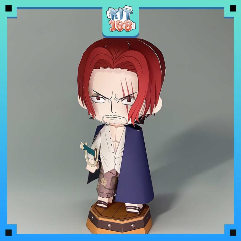 Mô hình giấy Chibi Shanks ver 2 - One Piece - Kit168 Shop mô hình giấy