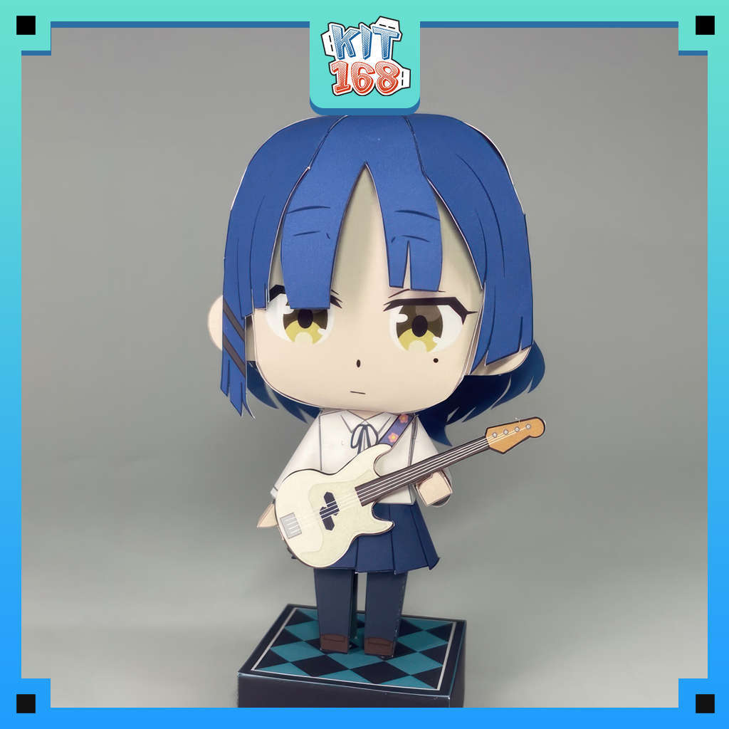 Mô hình giấy Chibi Ryo Yamada - Bocchi the Rock! - Kit168 Shop mô hình giấy
