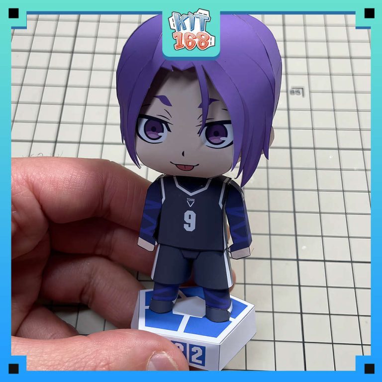 Mô hình giấy Chibi Reo Mikage - Blue Lock - Kit168 Shop mô hình giấy