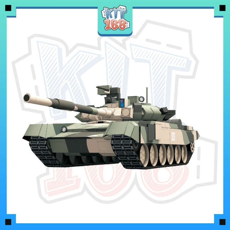 Mô hình giấy T-90 Main Battle Tank (1-43) - Kit168 Shop mô hình giấy