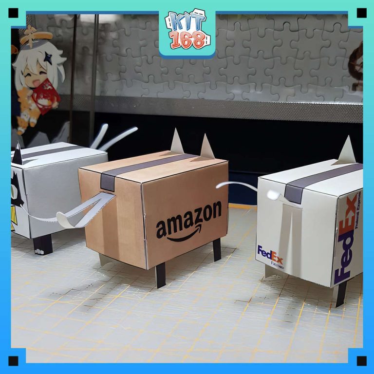 Mô hình giấy Kirara Delivery Box phiên bản đơn giản - Genshin Impact ...