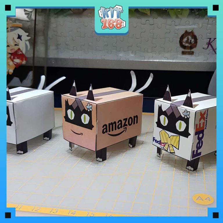 Mô hình giấy Kirara Delivery Box phiên bản đơn giản - Genshin Impact ...